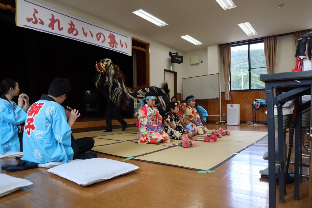 R05.08.06 「宇原ふれあいの集い」令和5年8月6日出演 | 宇原獅子舞保存会