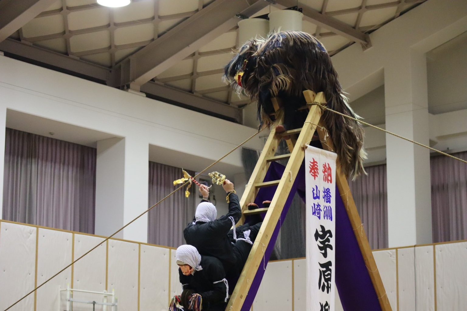 R06.12.01 「戸原ふれあいまつり」R6年12月1日出演 | 宇原獅子舞保存会